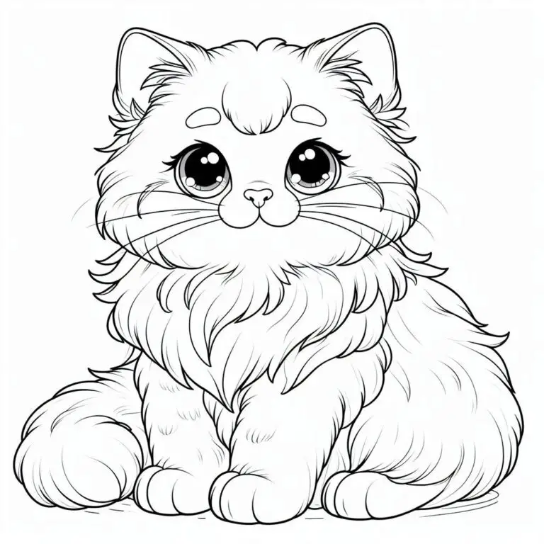 72 Gatto da colorare unico e stampare PDF gratuita