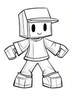 Roblox de colorat pentru copii (Desene imprimabile)