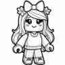 Roblox de colorat pentru copii (Desene imprimabile)