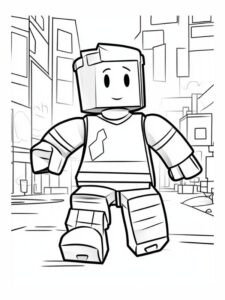 Roblox Coloring Page For Kids | Free Printables