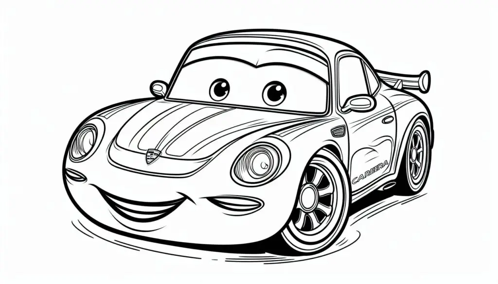 15 Desenhos Cars para colorir e imprimir PDF gratis