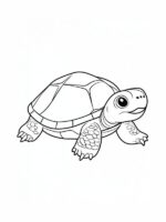 43 Broasca testoasa de colorat gratuit (Desene imprimabile)