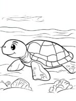 43 Broasca testoasa de colorat gratuit (Desene imprimabile)