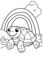 43 Broasca testoasa de colorat gratuit (Desene imprimabile)