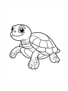 40 Broasca testoasa de colorat gratuit (Desene imprimabile)