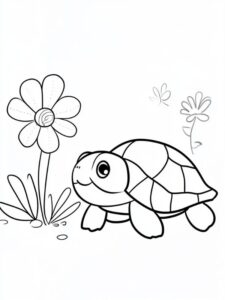 40 Broasca testoasa de colorat gratuit (Desene imprimabile)