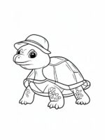 37 Broasca testoasa de colorat gratuit (Desene imprimabile)