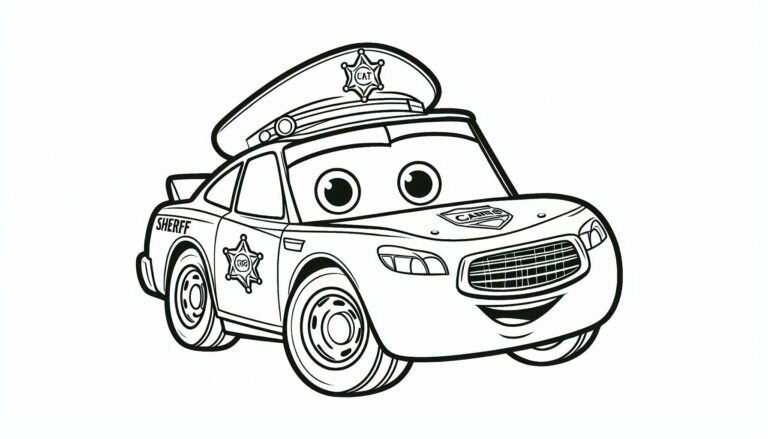 15+ Coloriage Cars pour les enfants | Dessins à imprimer