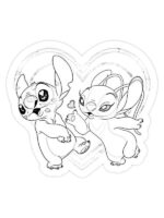 26+ Coloriage Stitch et Angel | Dessins à imprimer