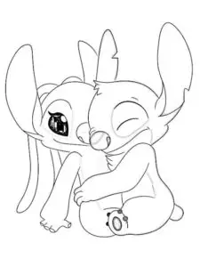 26+ Stitch e Angelo da colorare unico e stampare PDF gratuita