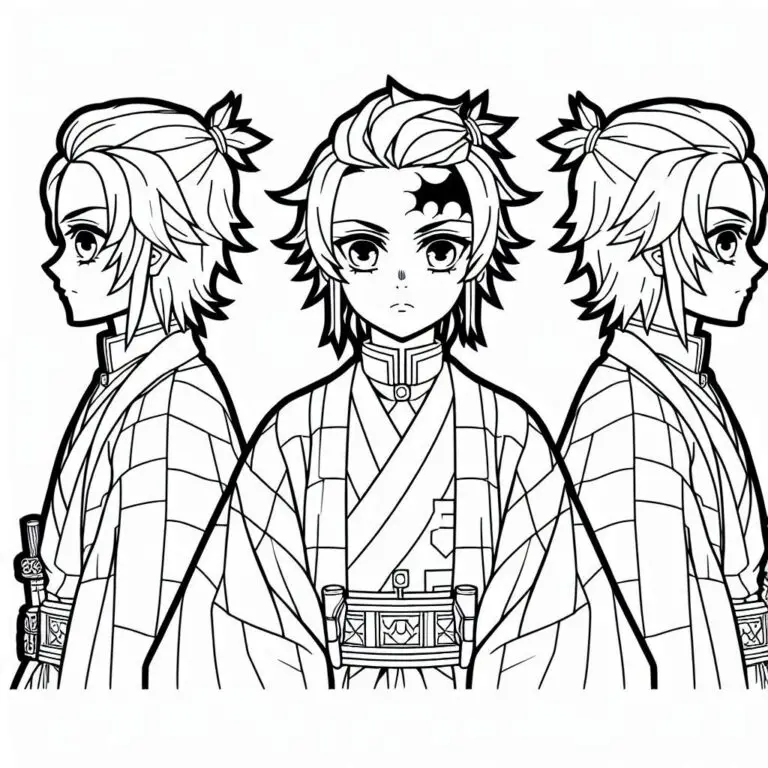 80+ Demon Slayer Coloring Page Unique | Download And Print PDF