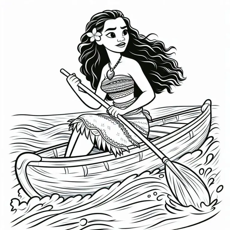 46+ Moana Omalovánky unikátní k vytisknutí PDF zdarma