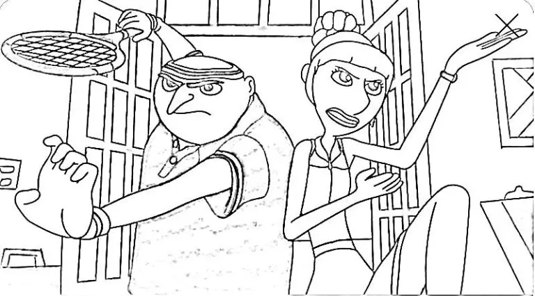 33+ Latest Despicable Me 4 Coloring Pages | Kleur-v-Kind