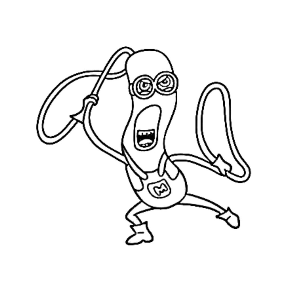 30+ Dibujo de Mi Villano Favorito 4 para colorear | Kleur-v-Kind