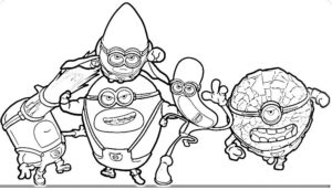 33+ Latest Despicable Me 4 Coloring Pages | Kleur-v-Kind