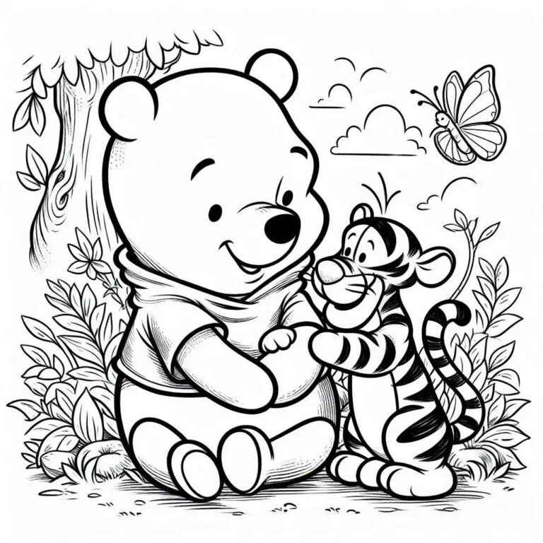 66 Winnie the Pooh Ausmalbilder kostenlos zum ausdrucken PDF