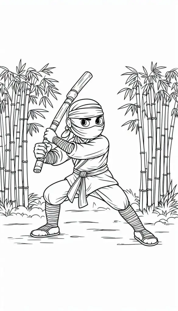 37+ Ninja Coloring Pages For Kids | Free Printables