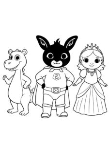 66+ Bing Coloring Pages For Kids | Free Printables