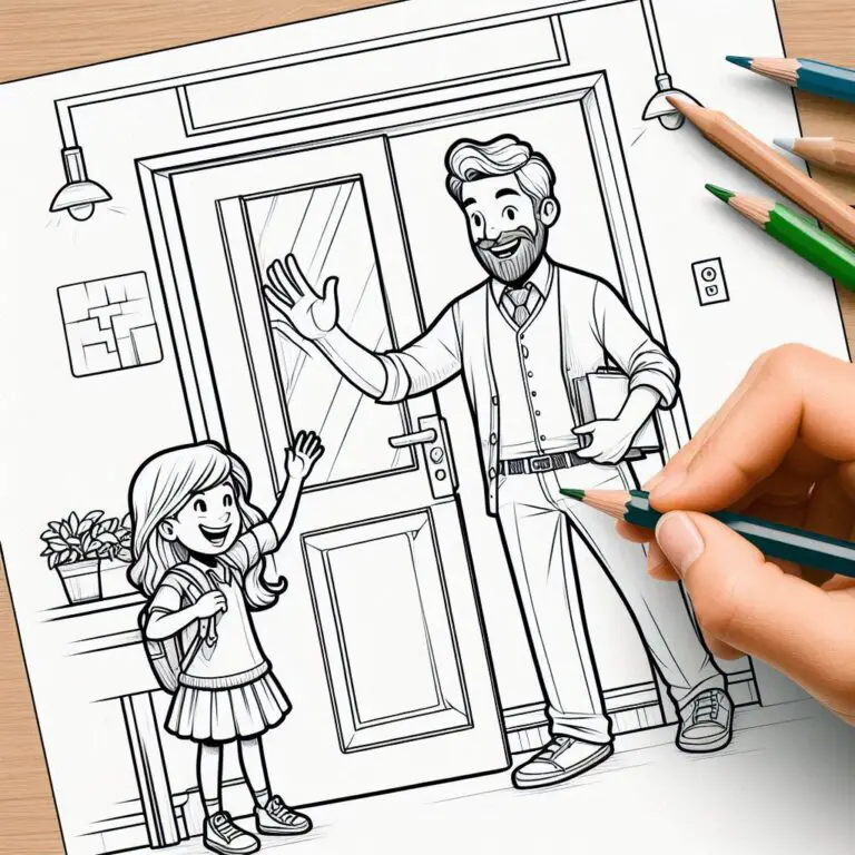 Coloriage Rentrée Scolaire Unique | Download Et imprimer
