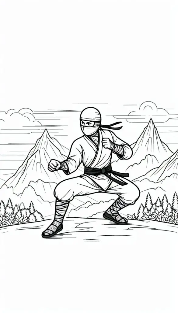 37+ Ninja Coloring Pages For Kids | Free Printables