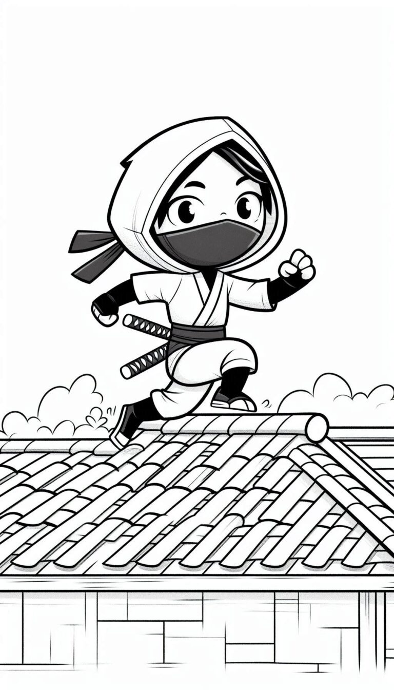 37+ Ninja Coloring Pages For Kids | Free Printables