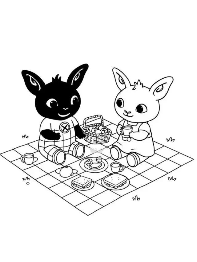 66+ Bing Coloring Pages For Kids | Free Printables