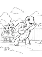 43 Broasca testoasa de colorat gratuit (Desene imprimabile)