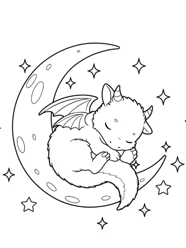 42 Draak Kleurplaat Voor Kinderen | Download En Printen