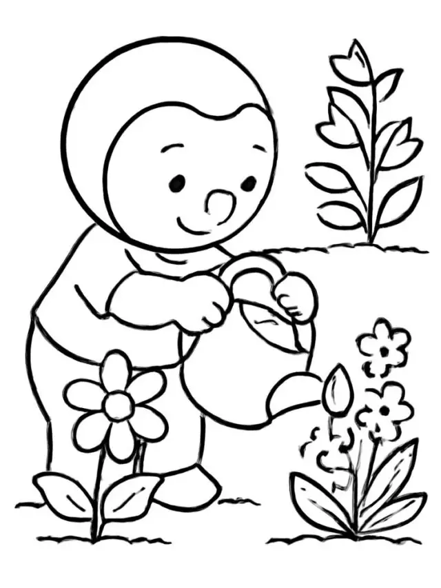 73+ Tchoupi de colorat pentru copii (Desene imprimabile)