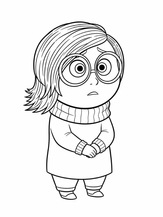 80+ Inside Out 2 da colorare unico e stampare PDF gratuita