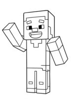 69 Minecraft de colorat pentru copii (Desene imprimabile)