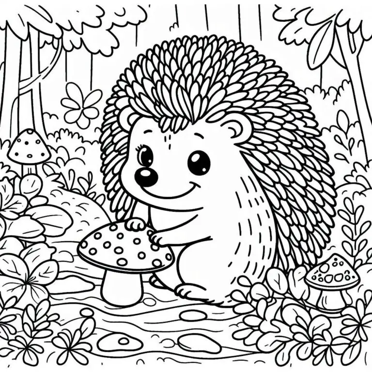 30+ Coloriage Hérisson Unique (Dessins à imprimer PDF)