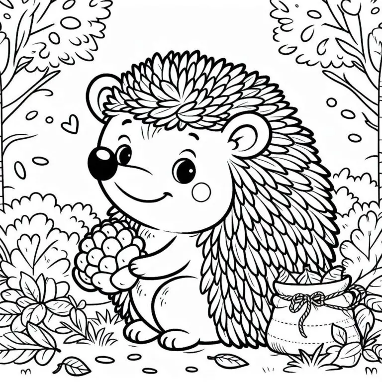 30+ Coloriage Hérisson Unique (Dessins à imprimer PDF)
