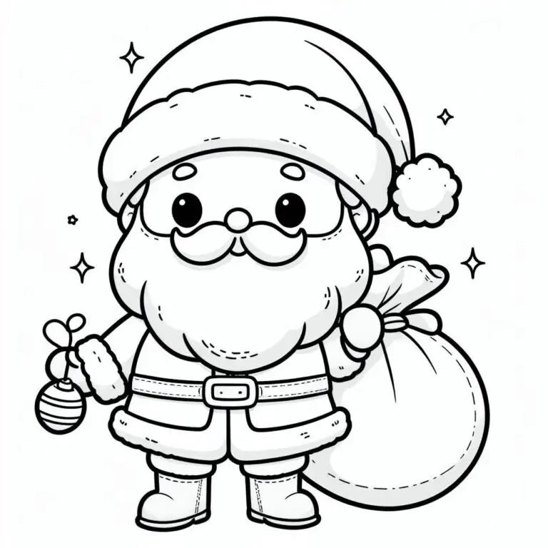 73+ Kleurplaat Kerstmis Unieke | Download En Print PDF