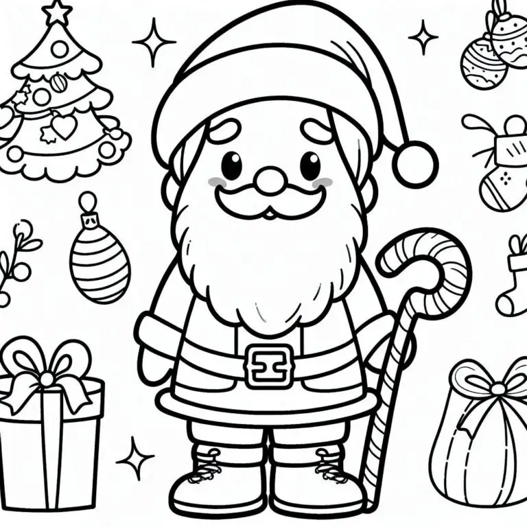 73+ Kleurplaat Kerstmis Unieke | Download En Print PDF
