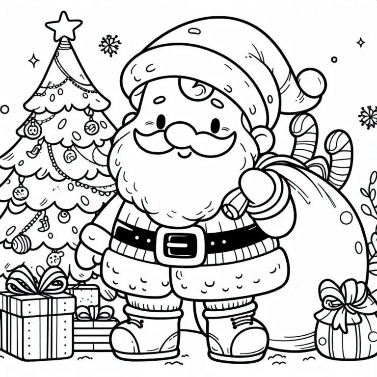 70+ Kleurplaat Kerstmis Unieke | Download En Print PDF