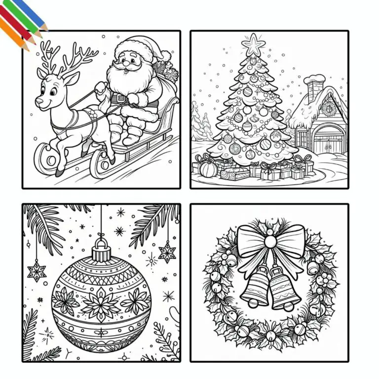 73+ Kleurplaat Kerstmis Unieke | Download En Print PDF