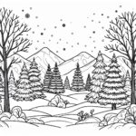 33 Winter Coloring Pages Unique (Free Printables PDF)