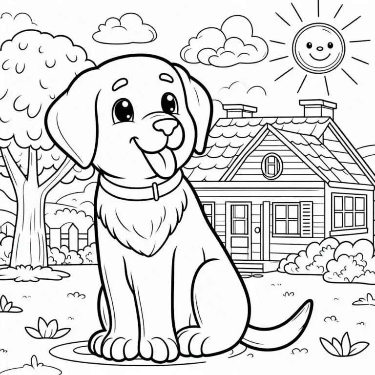 42 Kleurplaat Honden Unieke | Downloaden En Printen PDF