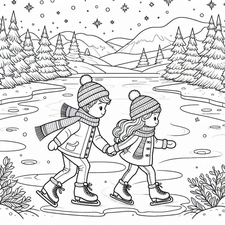 36+ Vinter Tegninger Farvelægning Printbar gratis PDF