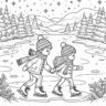 39+ Vinter Tegninger Farvelægning Printbar gratis PDF