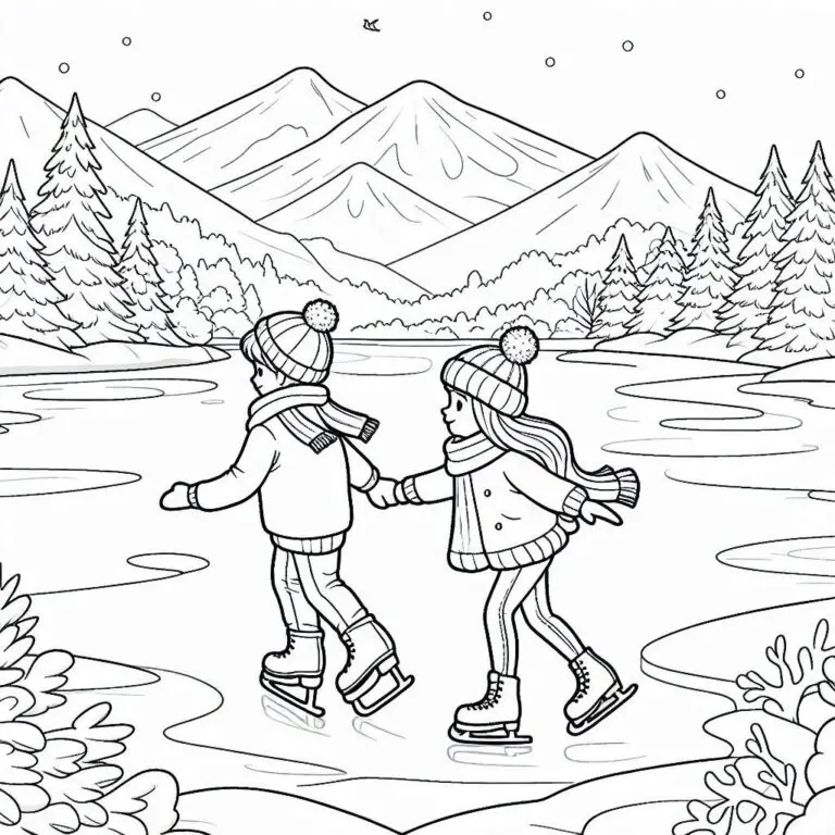 33+ Vinter Tegninger Farvelægning Printbar gratis PDF