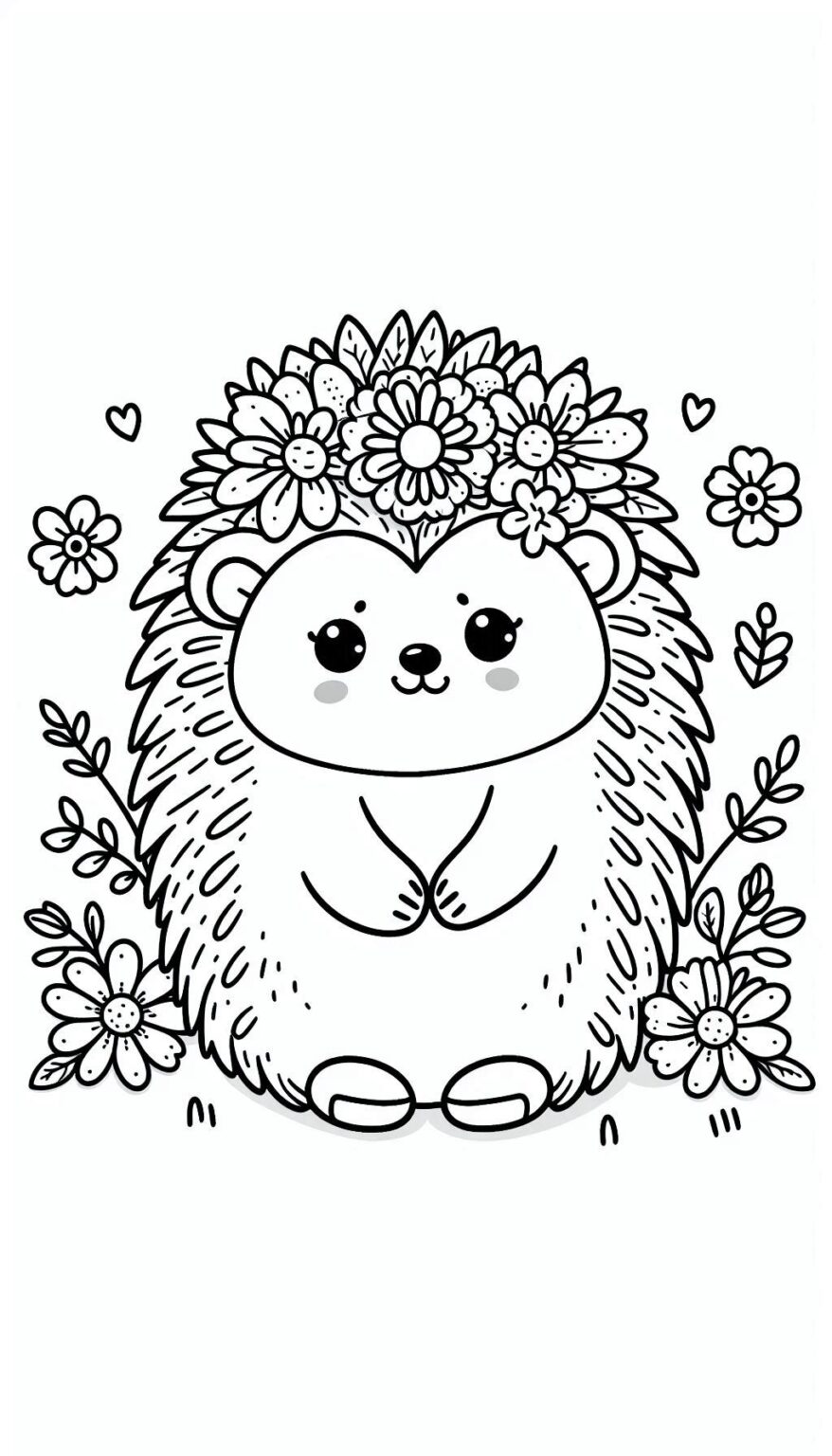 33+ Riccio da colorare unico e stampare PDF gratuita