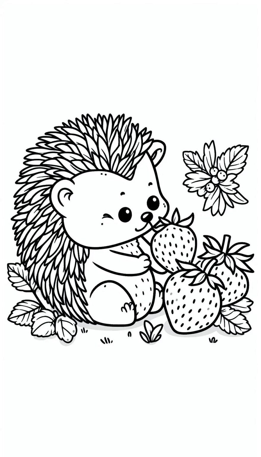 33+ Riccio da colorare unico e stampare PDF gratuita