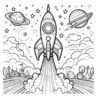 20+ Rocket coloring pages unique (Free Printables PDF)
