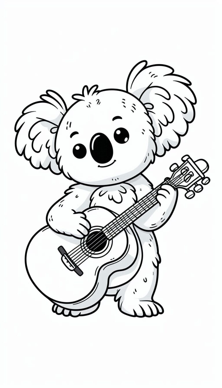 36+ Koala da colorare unico e stampare PDF gratuita