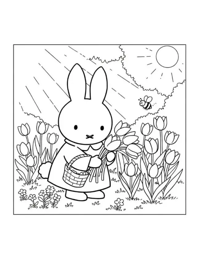 36+ Miffy coloring pages for kids | Free Printables PDF
