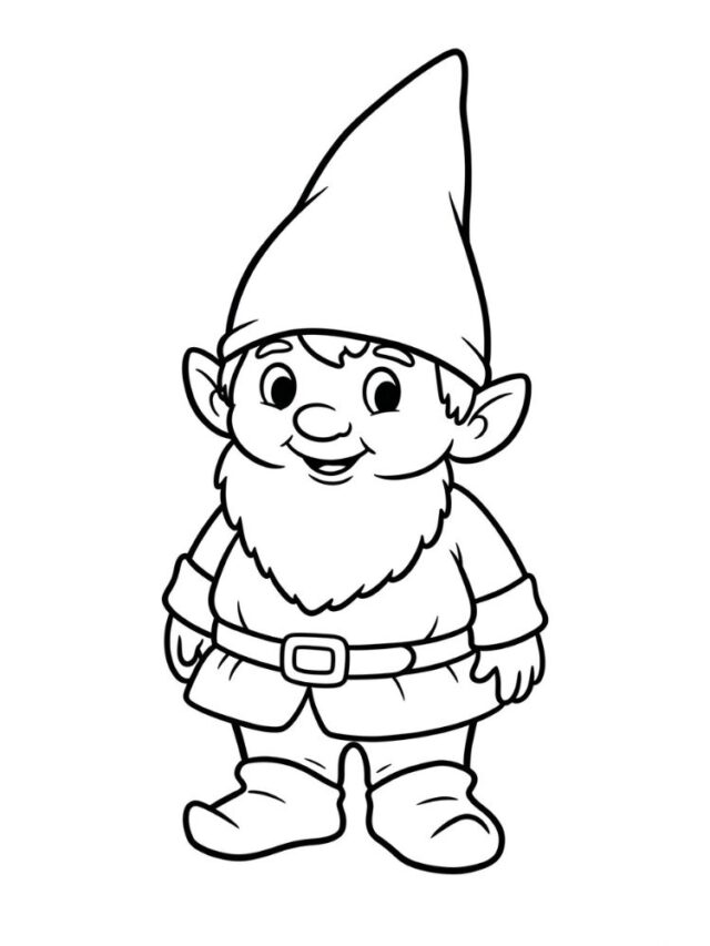 33+ Kleurplaat Kabouter Unieke | Download En Printen