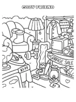 39 Cozy Friend coloring pages (Free Printables PDF)