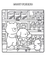 39 Cozy Friend coloring pages (Free Printables PDF)